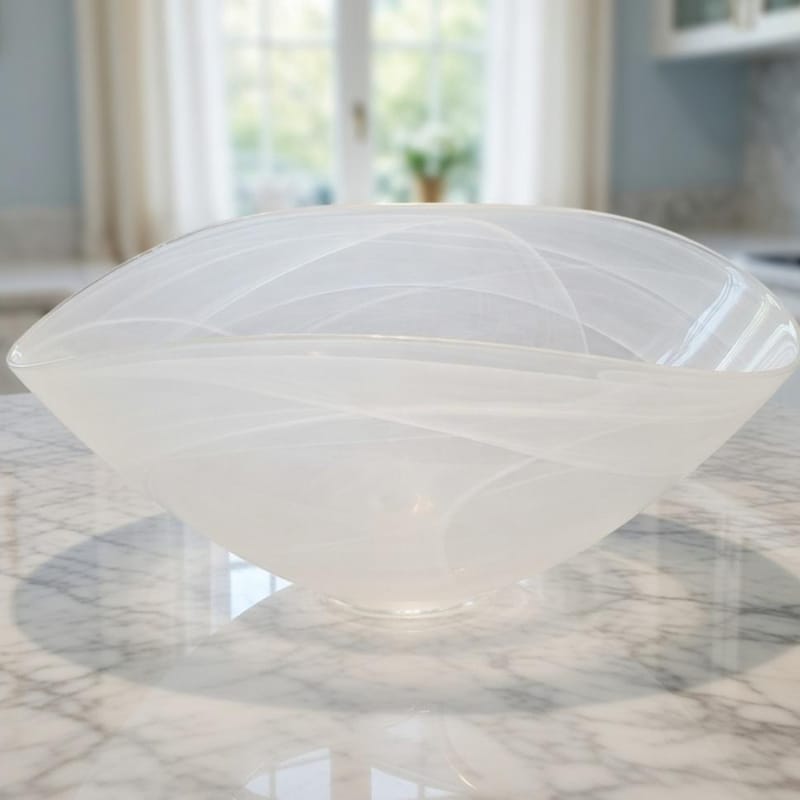 Large Glass Bowl Murano - Etsy