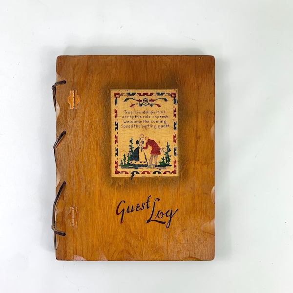 Vintage Guest Book - Etsy