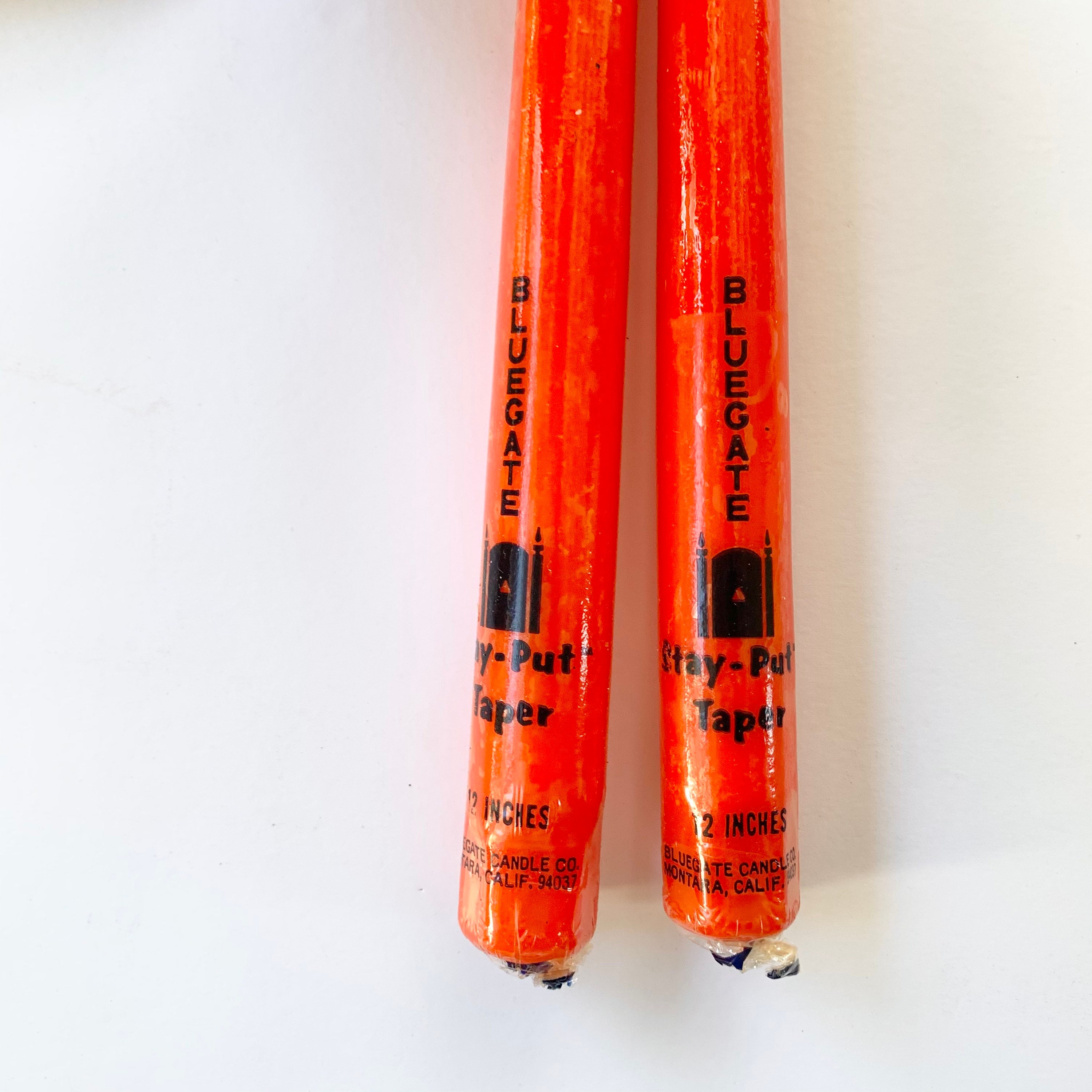 70s Vintage Hand Dipped Taper Candles Bluegate Color Choice 12 | Etsy