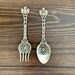Ornate Italian Silver Plate Salad Serving Set Fork and Spoon - Etsy