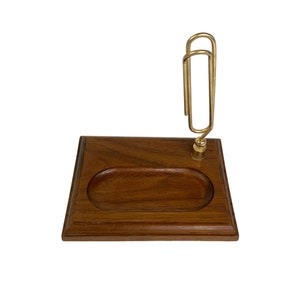 Jumbo Desktop Paper Clip Letter Holder Retro MCM Design - Etsy