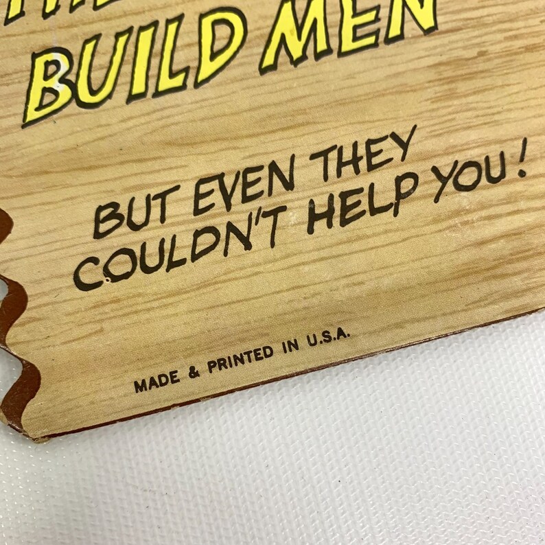 Marines Build Men Humorous Vintage Wall Sign USMC Funny Plaque - Etsy