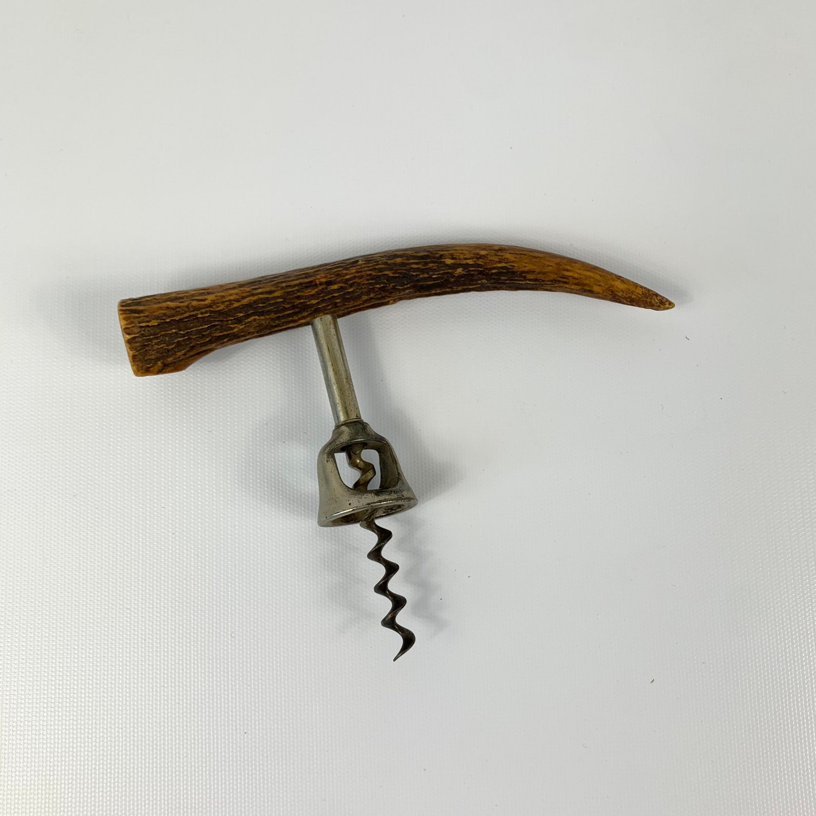 Horn Antler Corkscrew Wine Bottle Opener Vintage Barware - Etsy