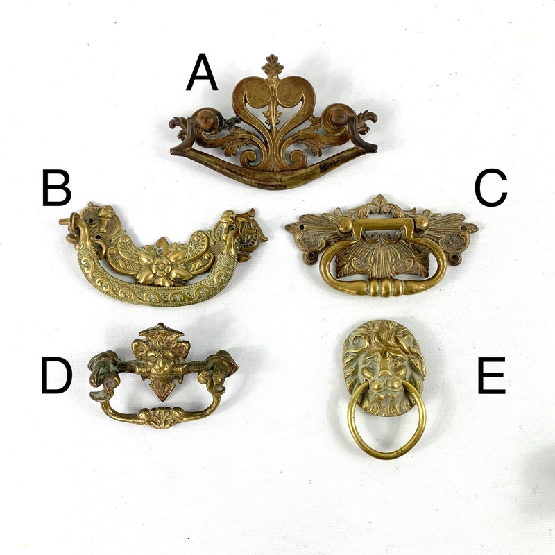 Antique Drawer Pulls - Etsy