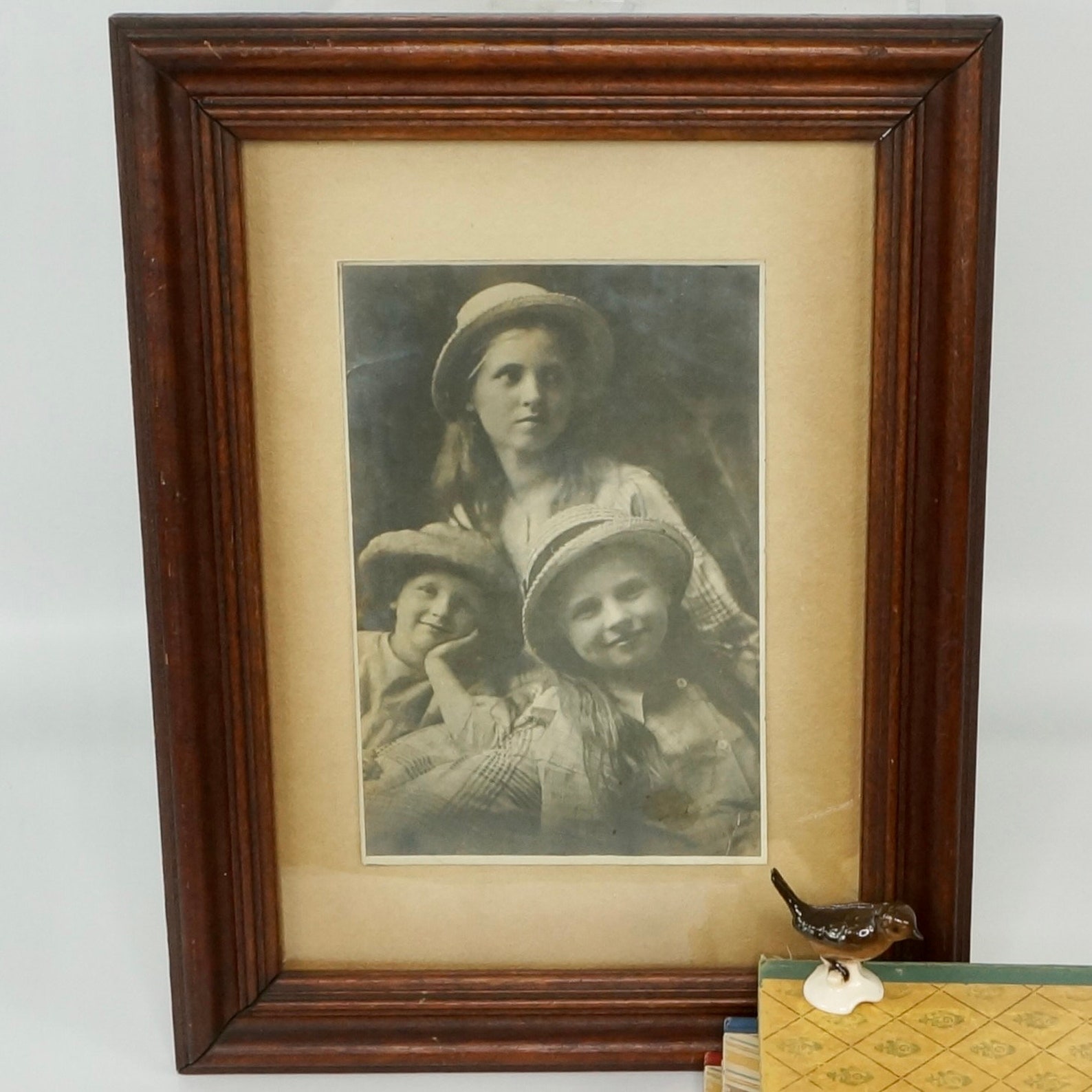 Three Victorian Sisters Original Photograph Framed Antique Portrait ...