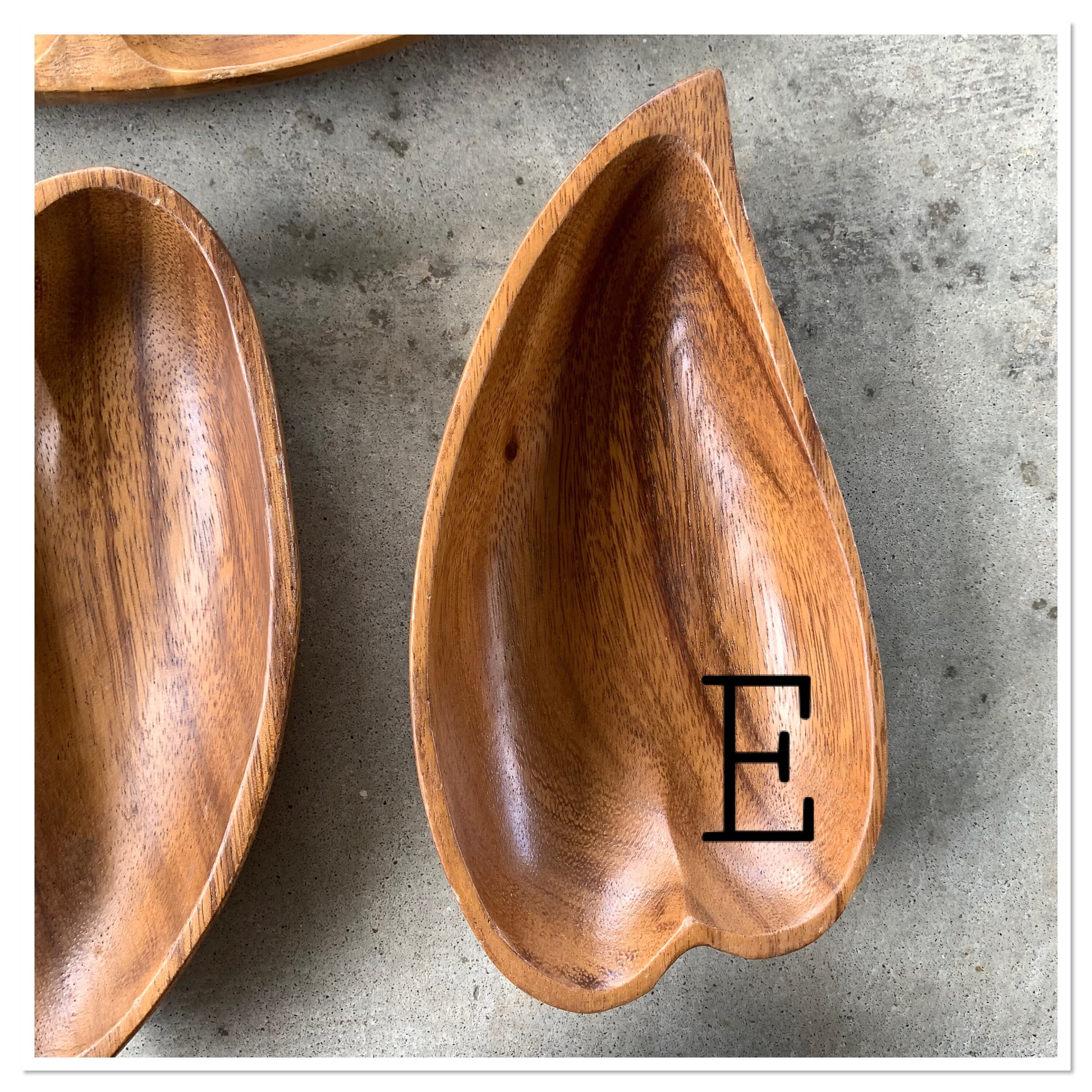 Monkey pod wood dish Your Choice serving trinket bowl | Etsy