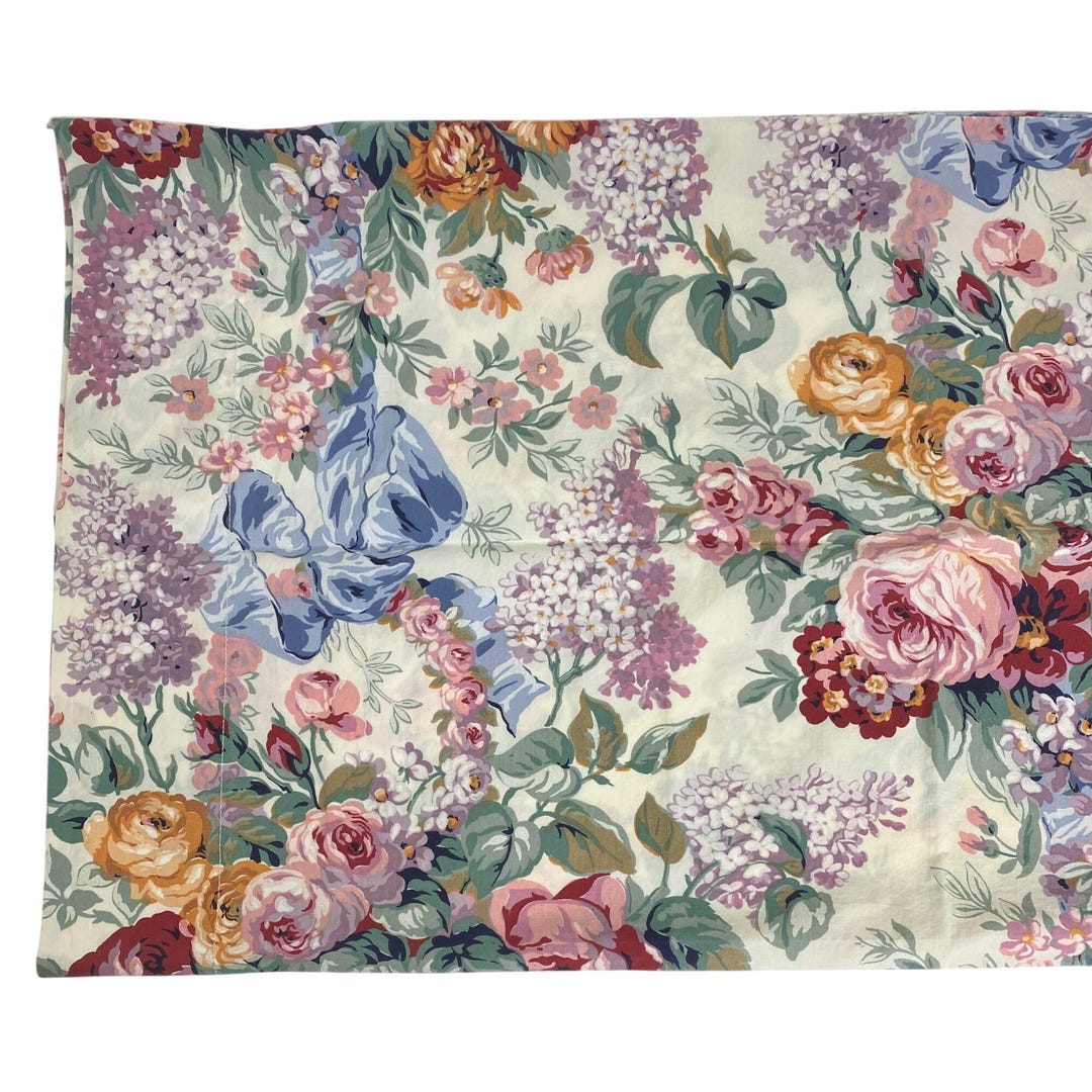 Ralph Lauren Home Allison Floral Print Pillowcase King Size All Cotton ...