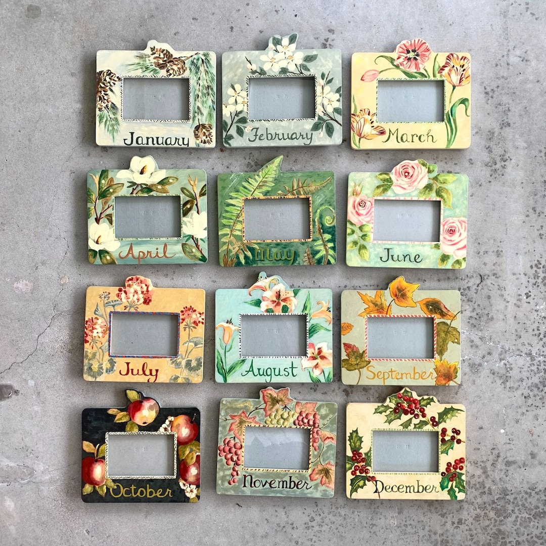 Choose Your Month Exposures Vintage Photo Frames 4x6 Opening - Etsy