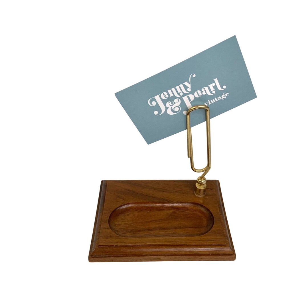 Jumbo Desktop Paper Clip Letter Holder Retro MCM Design - Etsy