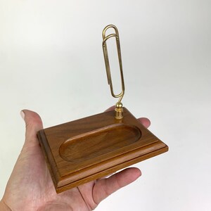 Jumbo Desktop Paper Clip Letter Holder Retro MCM Design - Etsy