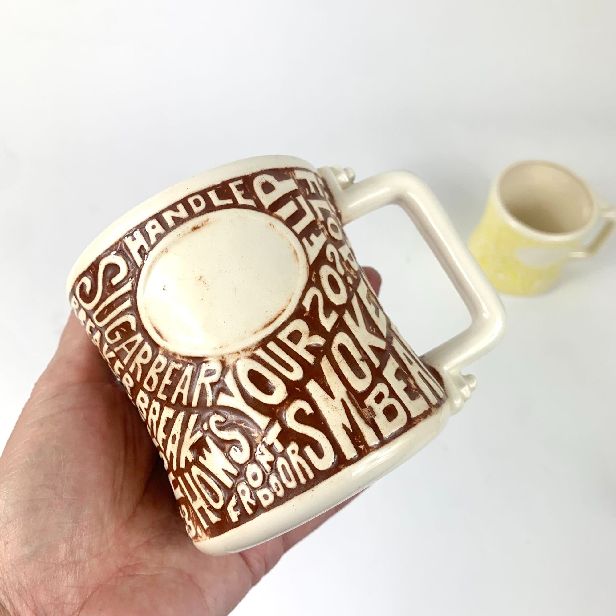 CB Radio Mugs Phrases 70s Vintage Handmade His and Hers Pair Ceramic - Etsy