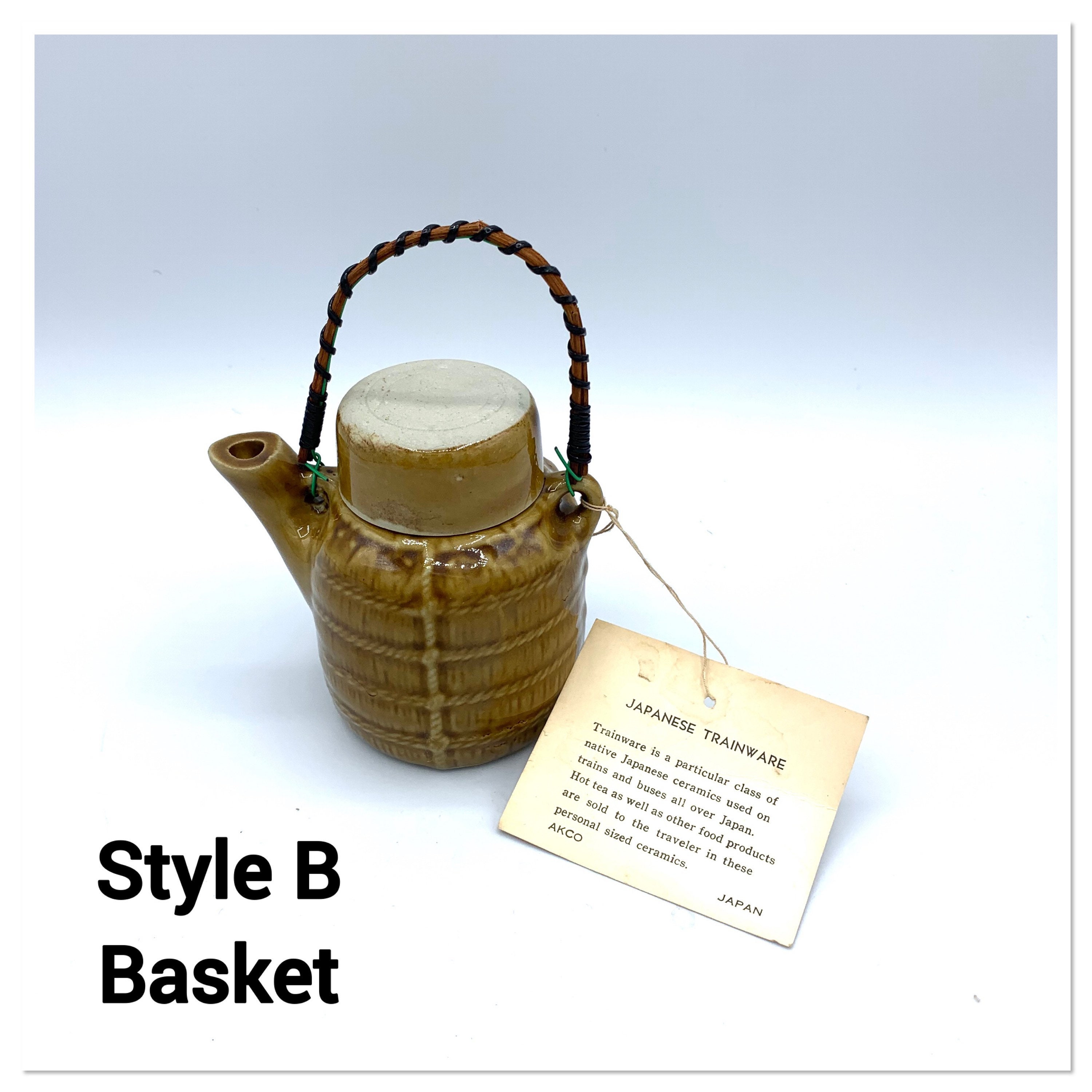 Japanese Trainware Teapot 60s Vintage Single Serve Ceramic - Etsy