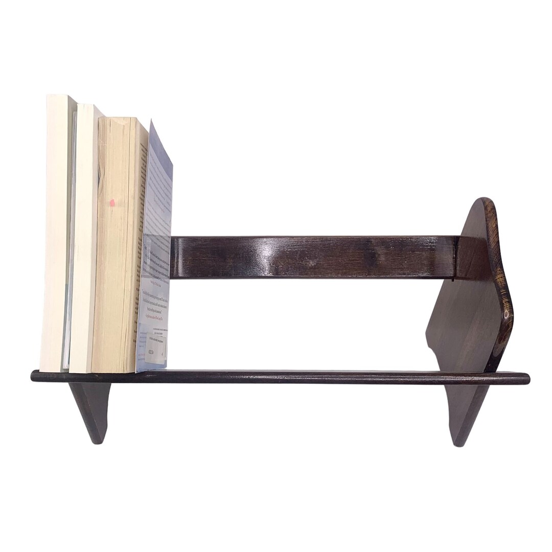 Vintage Wooden Desktop Book Rack Shelf Collapsible Book Display - Etsy