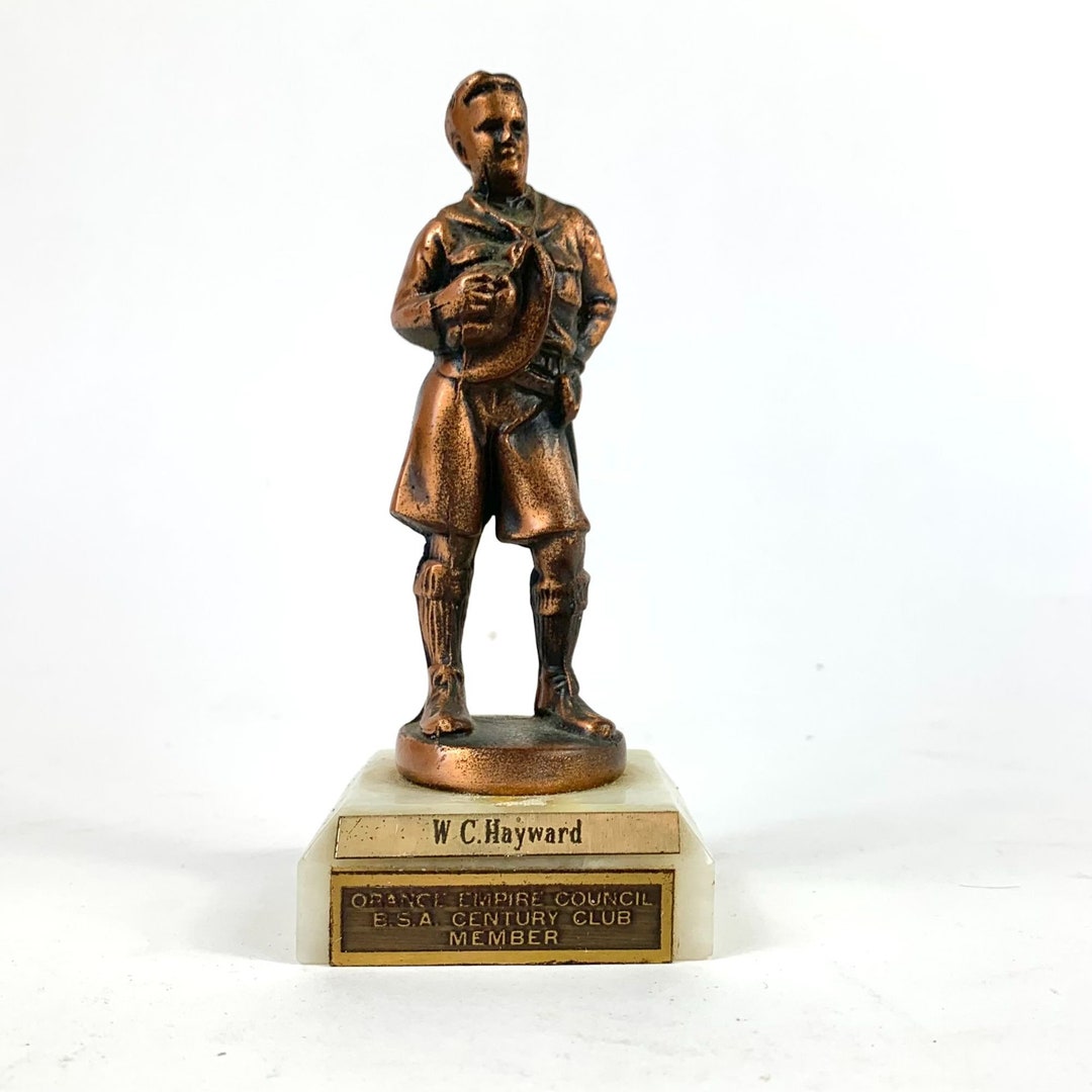 Boy Scouts Trophy Orange County California BSA Century Club Member ...