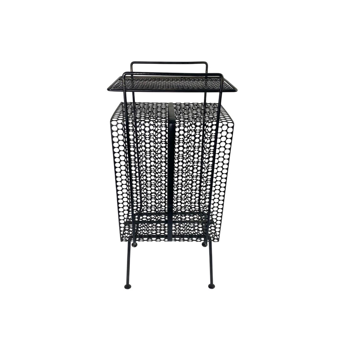 Mid Century Modern Telephone Table Metal Mesh Plant Stand Record ...