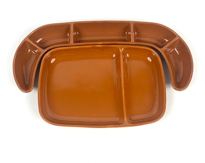 60s Vintage Trader Vics Dishes Senor Pico Divided Condiment Tray ...