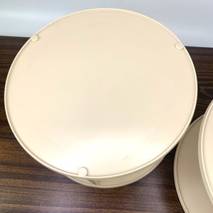 Rubbermaid Lazy Susan Turntable Almond Beige Spice Carousel Kitchen Two ...