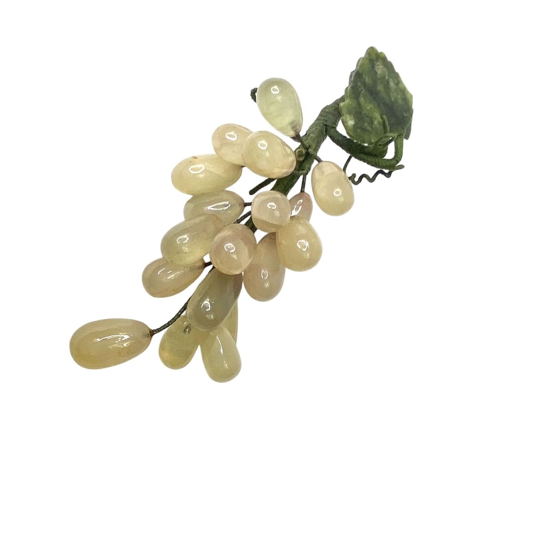Stone Marble Grape Cluster 70s Vintage Fake Fruit - Etsy