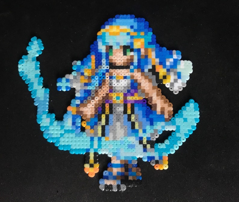 Final Fantasy Brave Exvius Luka Water Priestess Figurine Mini Perler ...