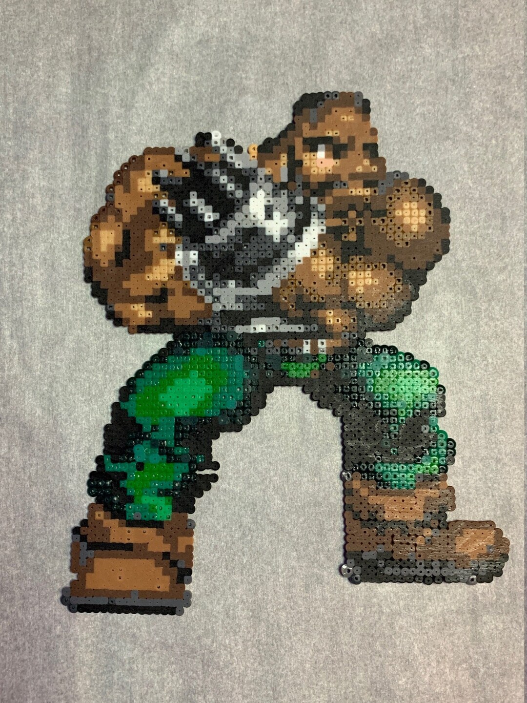 Final Fantasy 7 Hand Crafted Barrett Brave Exvius Sprite 7 x 6 Bead Art ...