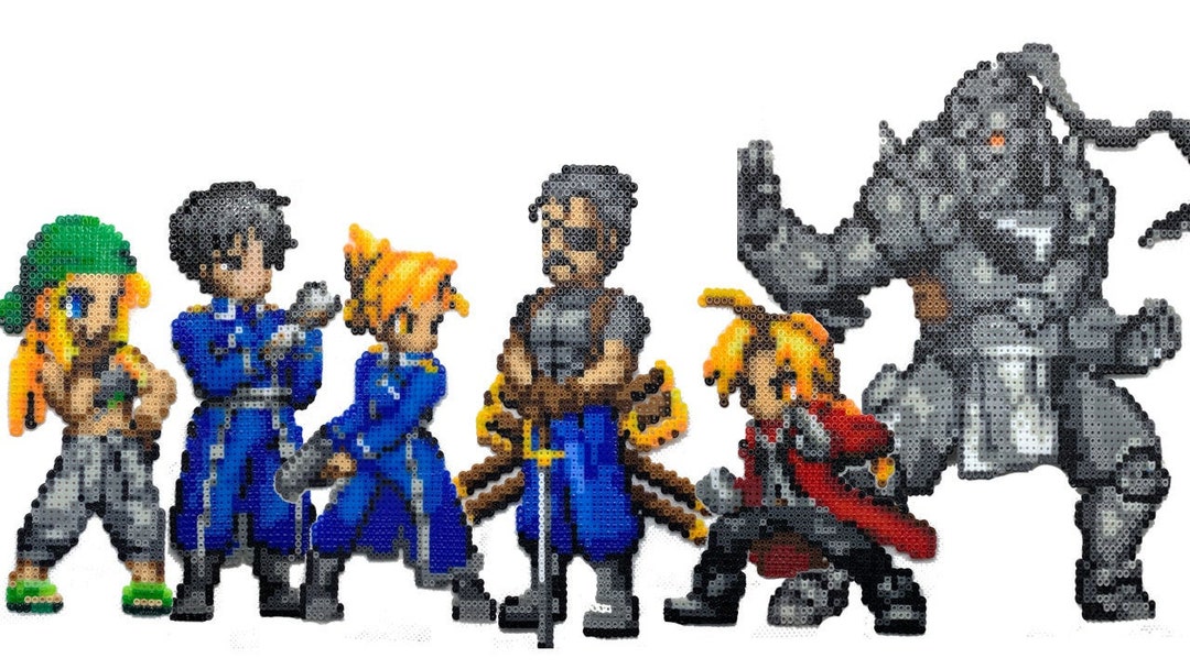 Full Metal Alchemist X FFBE | Hand Made Mini Bead Art Collectable ...
