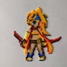 FFX-2 | FFBE Final Fantasy Brave Exvius RIKKU Hand Made Mini Perler ...