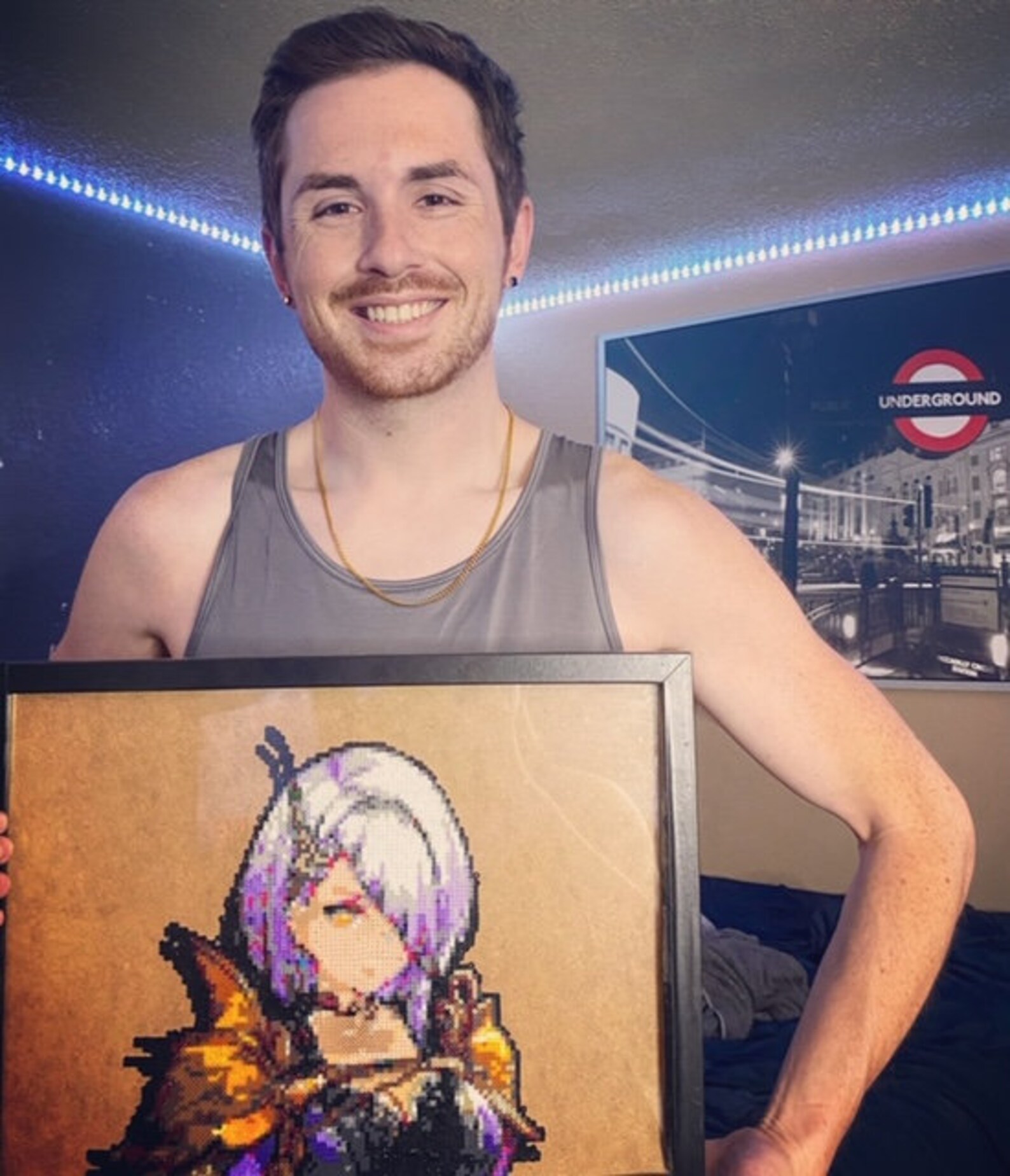 Final Fantasy War of the Visions Kilphe Portrait - Hand Crafted 12 X 12 ...