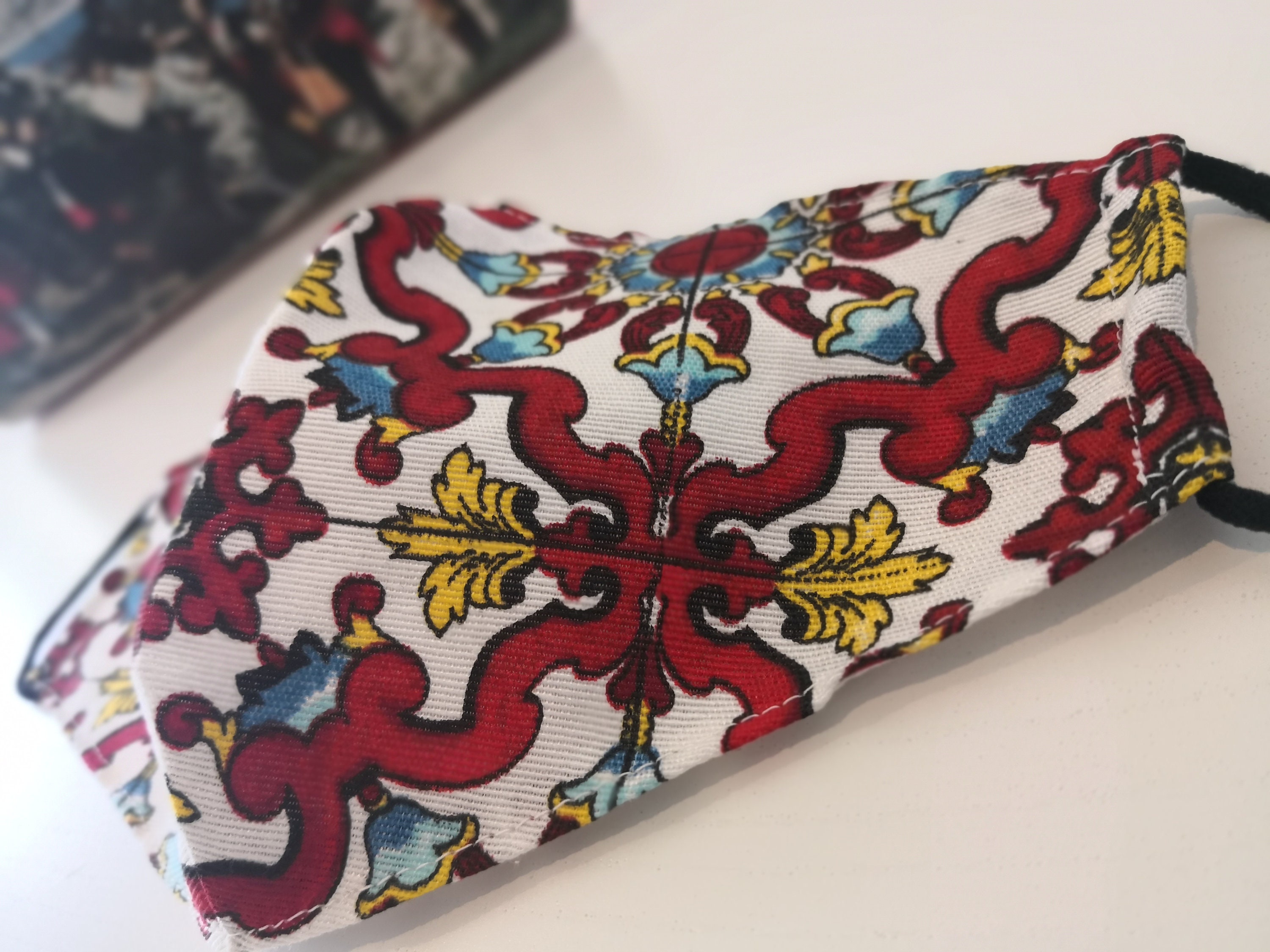 Authentic Sicilian Maiolica Face Mask With Filter Pocket 100% Handmade ...