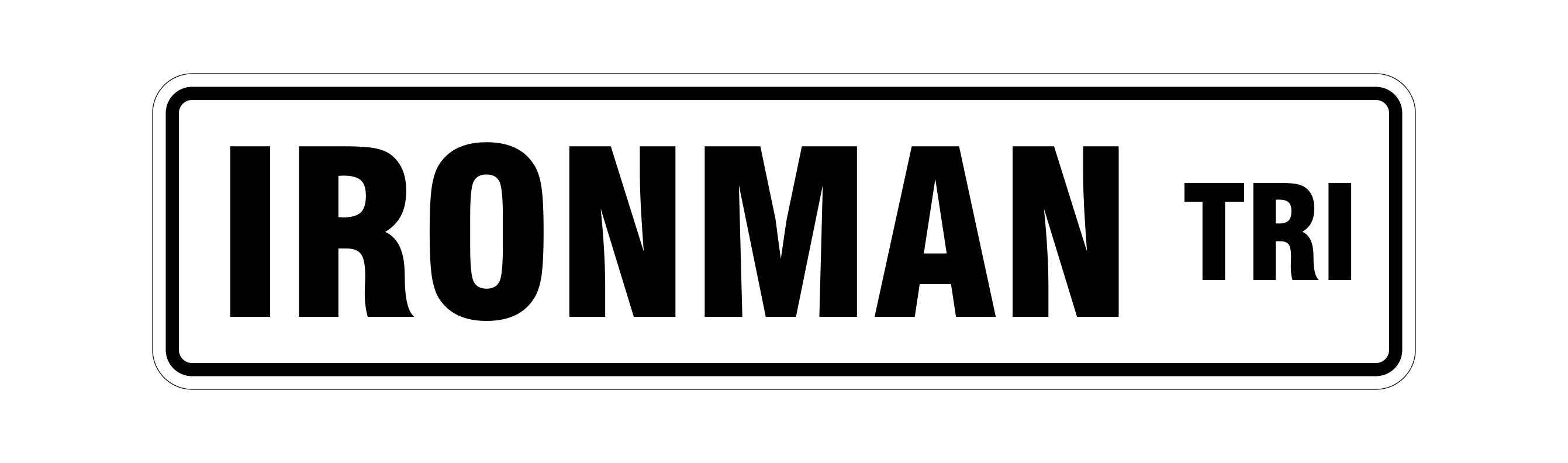 Ironman Street Sign / Triathlon Sign / Triathlete Plaque / | Etsy