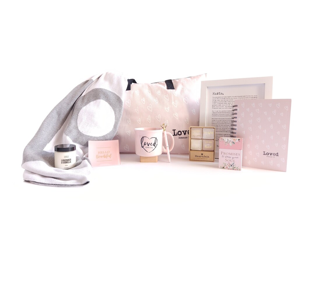 Loved Themed Christian Gift Package - Thinking of You Gift | Uplift and ...