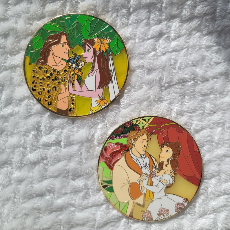 DISNEY ENAMEL PINS - Mystery Bags! Tarzan, Figpin Mickey, Aurora, Mulan ...