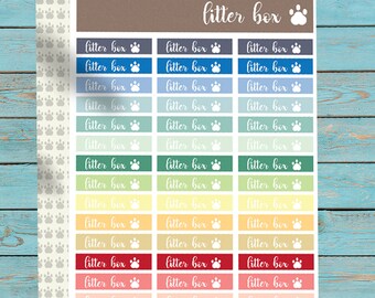 Litter Box Stickers | Etsy