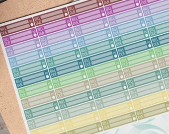 Planner Stickers Bill Pay - Etsy