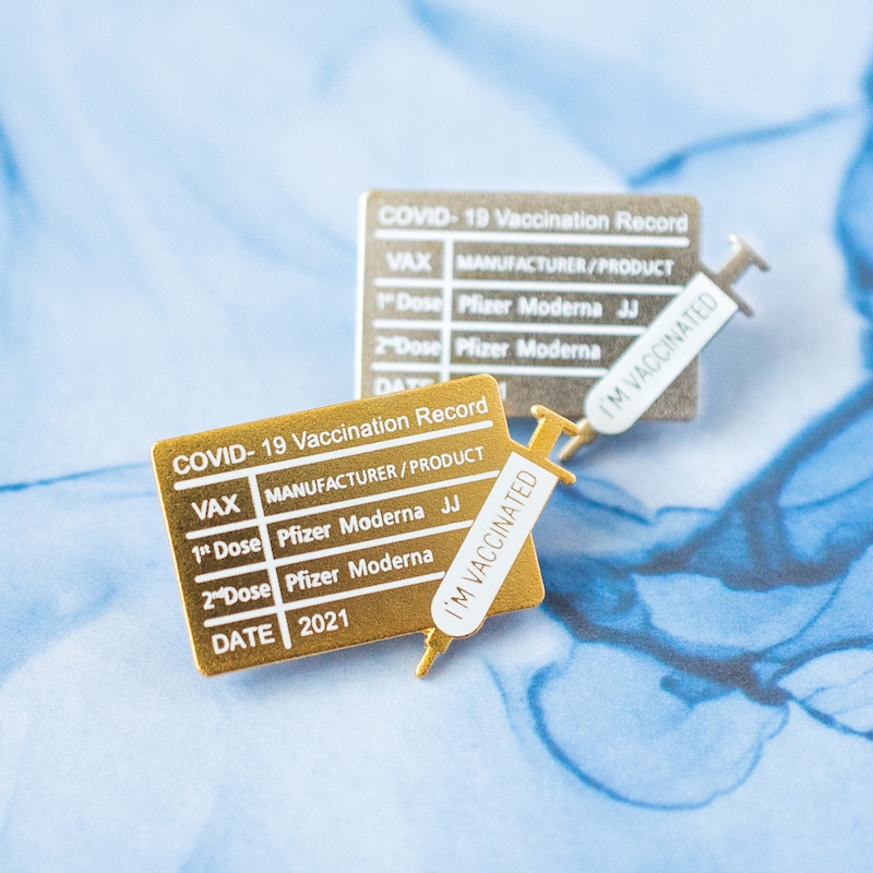 Covid Vaccine Pin - Etsy
