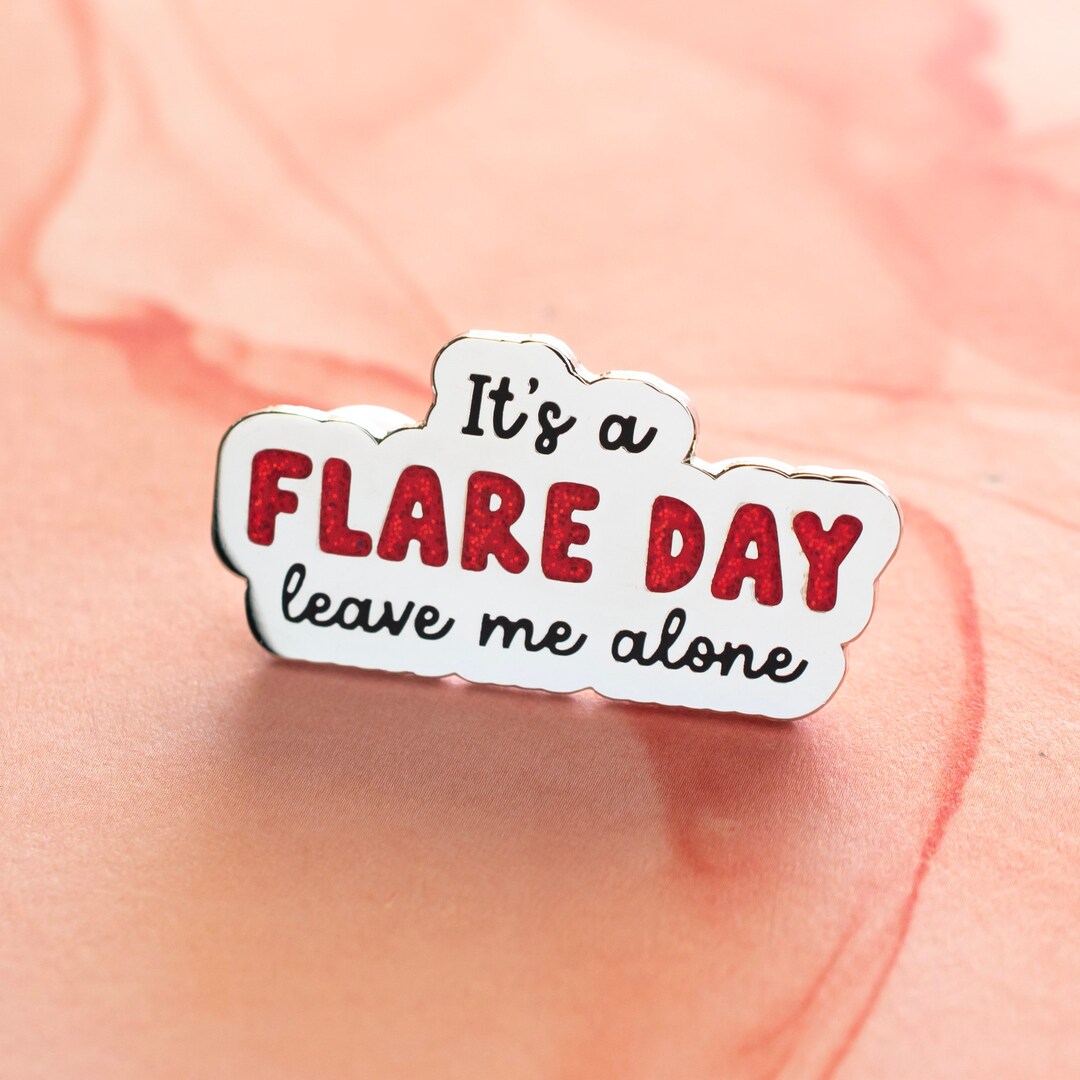 It's a Flare Day Pin - Silver Plated - Etsy