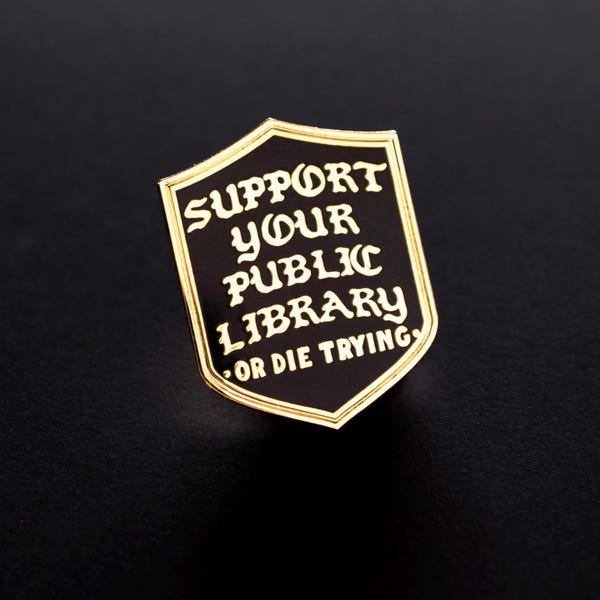 Library Buttons - Etsy