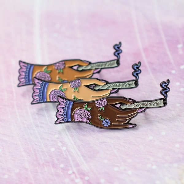 Weed Enamel Pin - Etsy