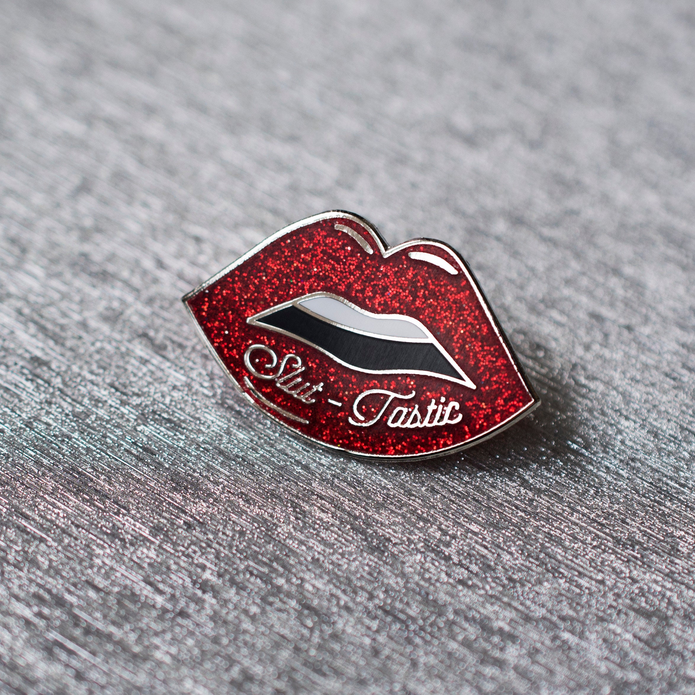 The Lips Enamel Pin | Etsy