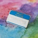 Name Tag Pin All Colors - Etsy