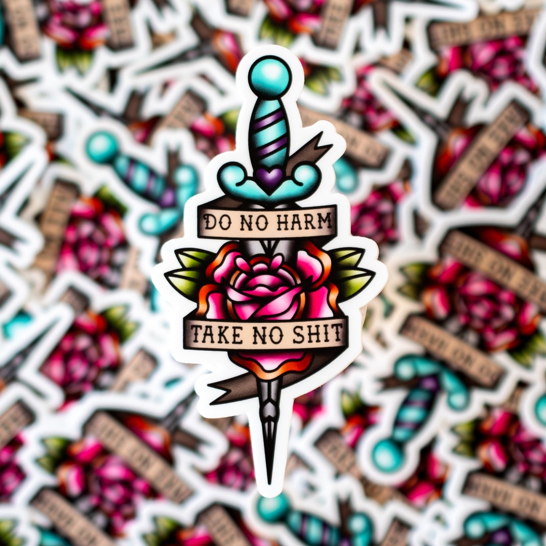 Do No Harm Sticker Vinyl Sticker - Etsy