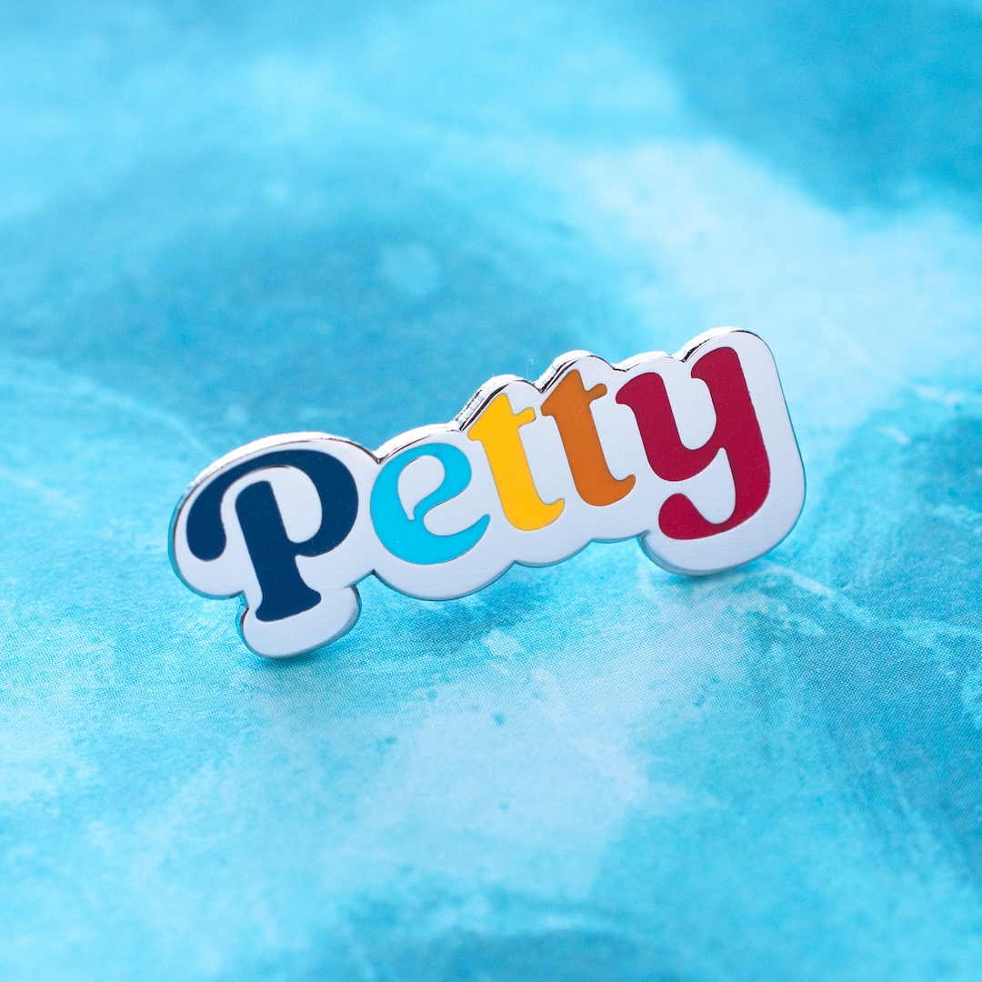 Petty Pin - Retro Colors - Etsy