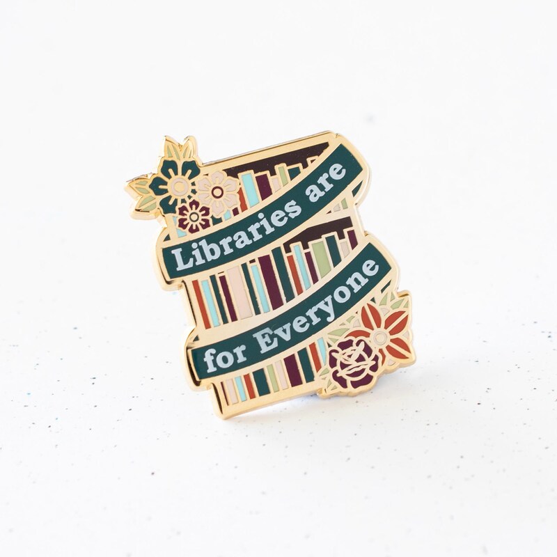 Library Buttons - Etsy