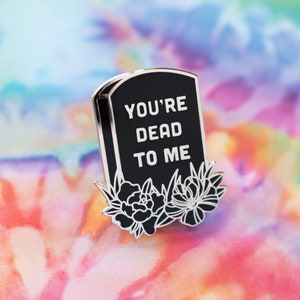 Dead to Me Pin - Etsy