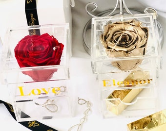 Rose Jewelry Box | Etsy