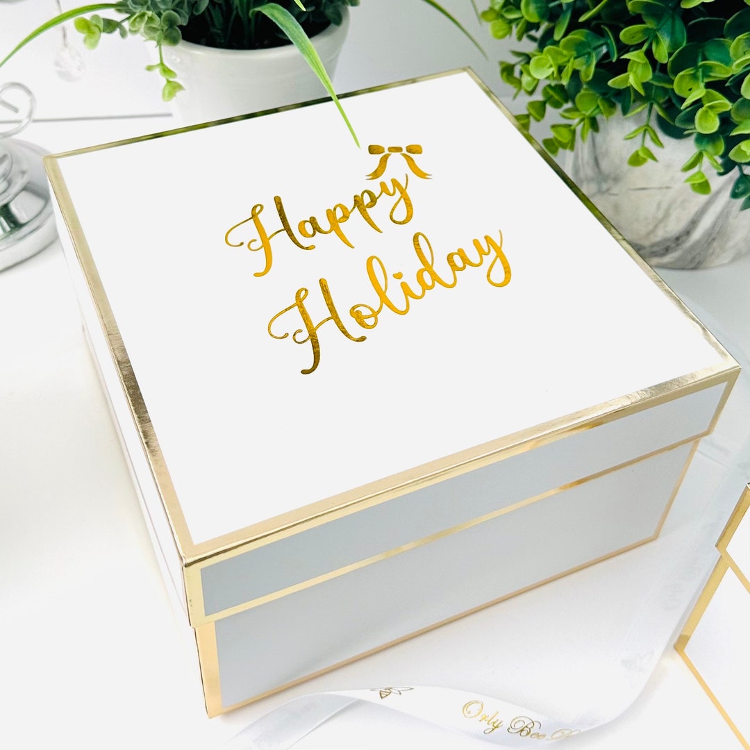 Empty Gift Box Bridesmaid Proposal Box, Personalized Bridal Party Box ...