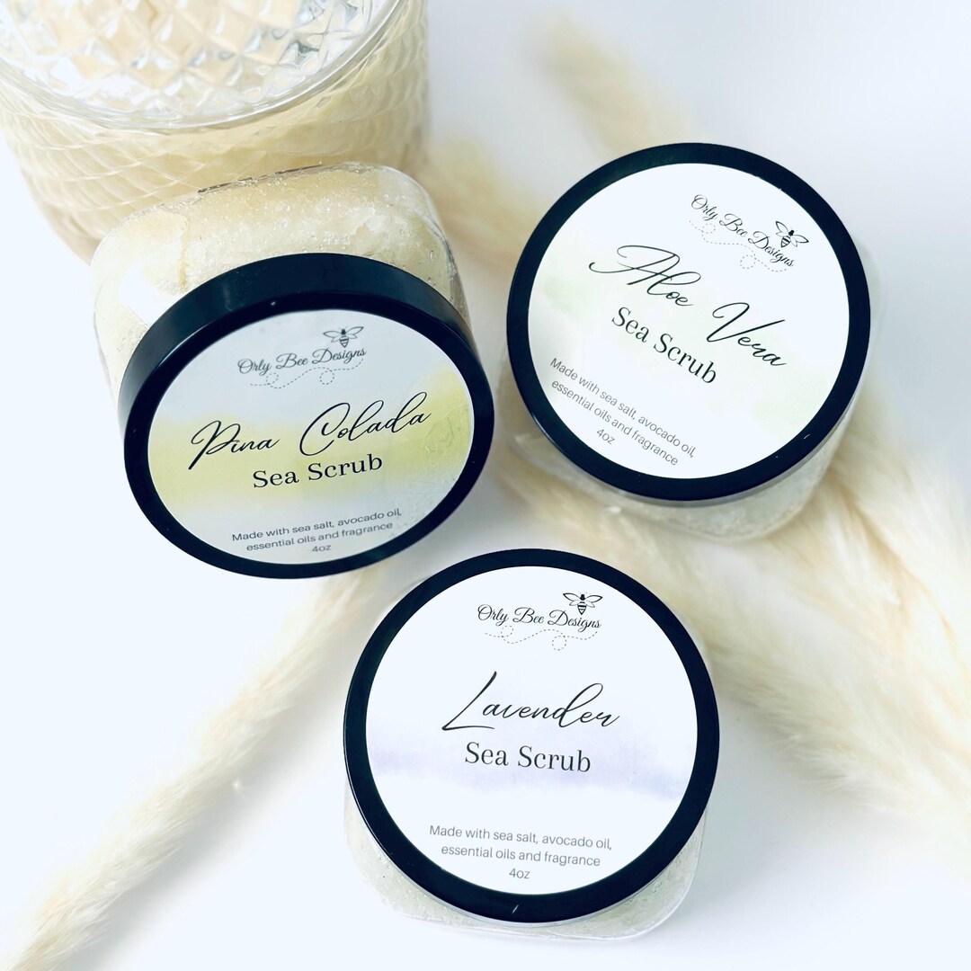 Natural Exfoliating Sea Salt Body Scrub | Handcrafted, Gentle ...