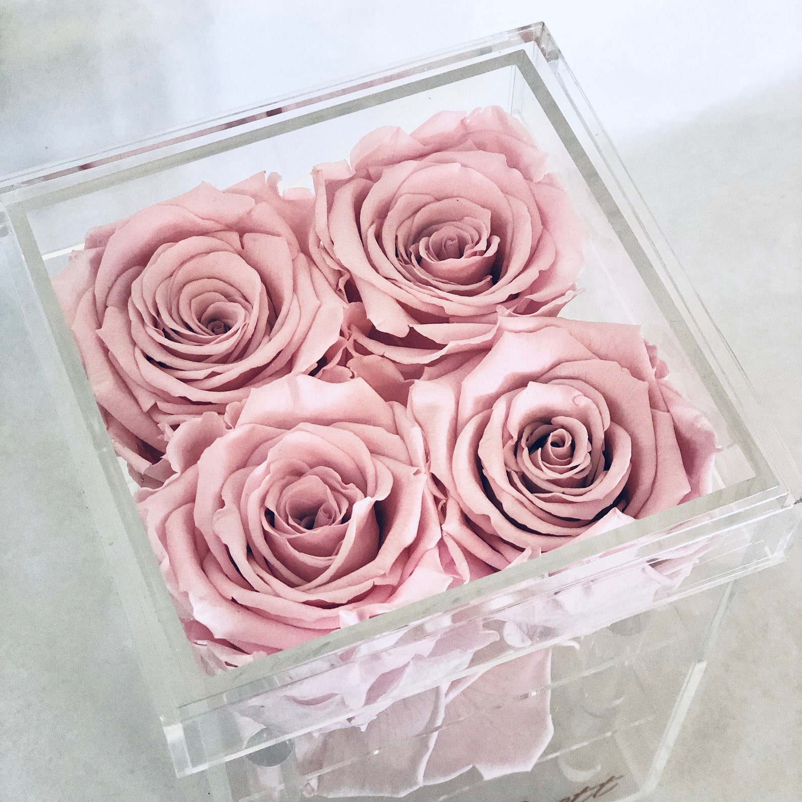 Preserved Roses in a Keepsake Jewelry Box With Real Roses That | Etsy