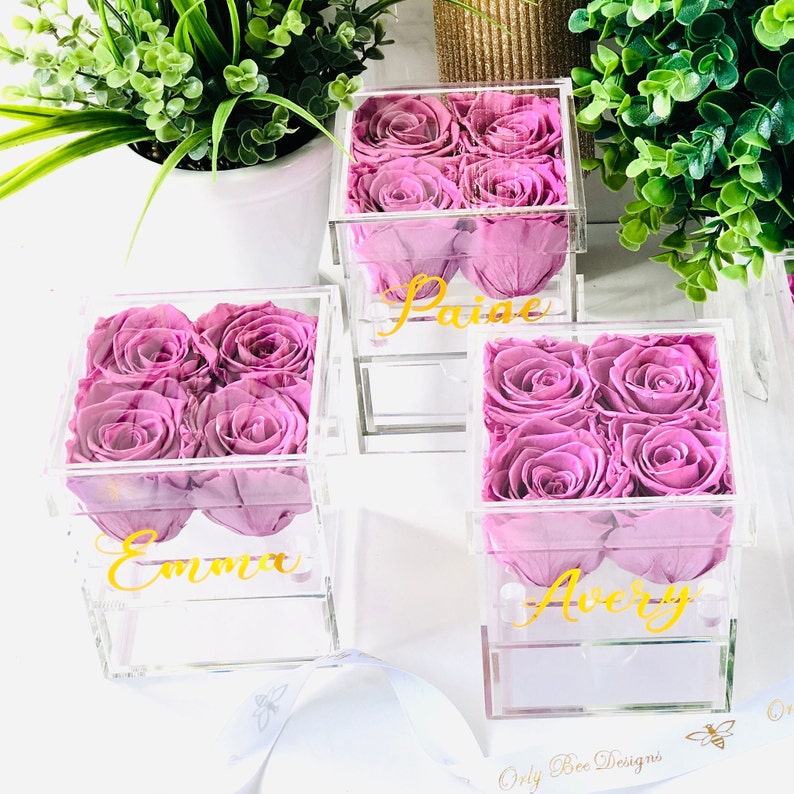 Preserved Roses in a Keepsake Jewelry Box With Real Roses That - Etsy