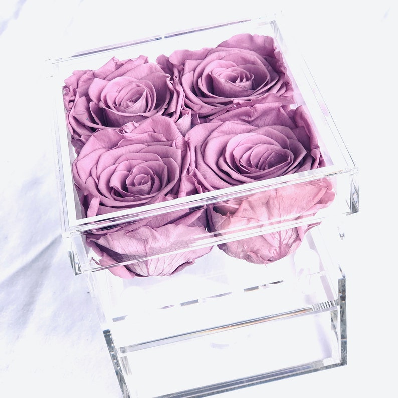 Preserved Roses in a Keepsake Jewelry Box With Real Roses That - Etsy