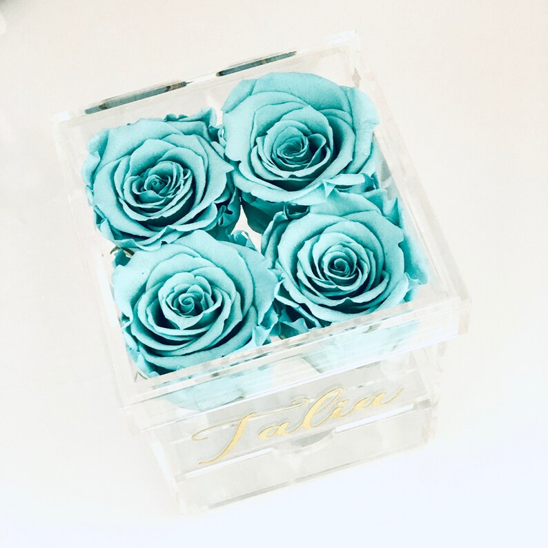 Preserved Roses in a Keepsake Jewelry Box With Real Roses That | Etsy